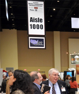 Exhibit Hall Aisle Sign | WCI Annual Conference